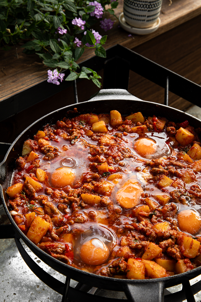 Cowboy Breakfast: Sausage and Potato Skillet