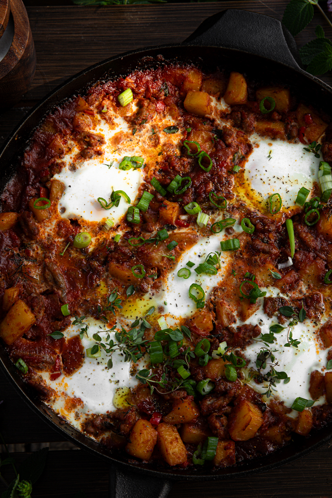 Cowboy Breakfast: Sausage and Potato Skillet